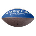 Custom Graduation Senior Photo Blue Football | Zazzle