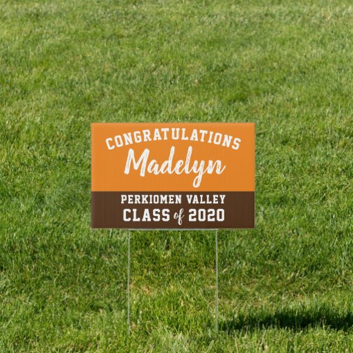 Custom Graduation Yard Sign, Lawn Sign | Zazzle