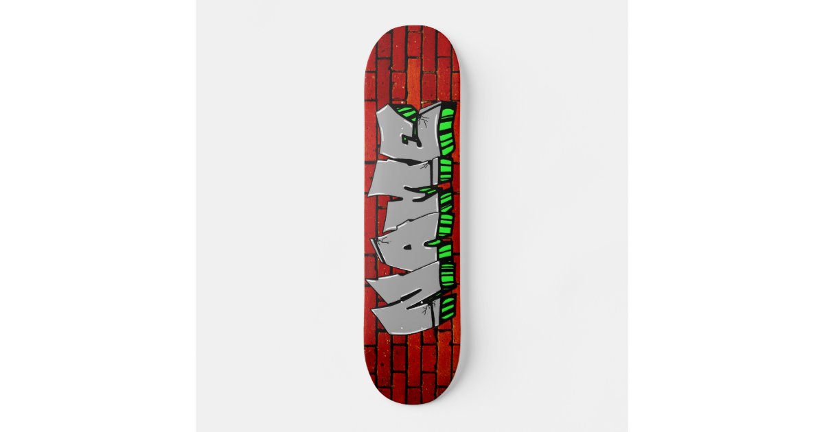 CUSTOM GRAFFITI SKATEBOARD EMAIL FOR PERSONALIZED | Zazzle