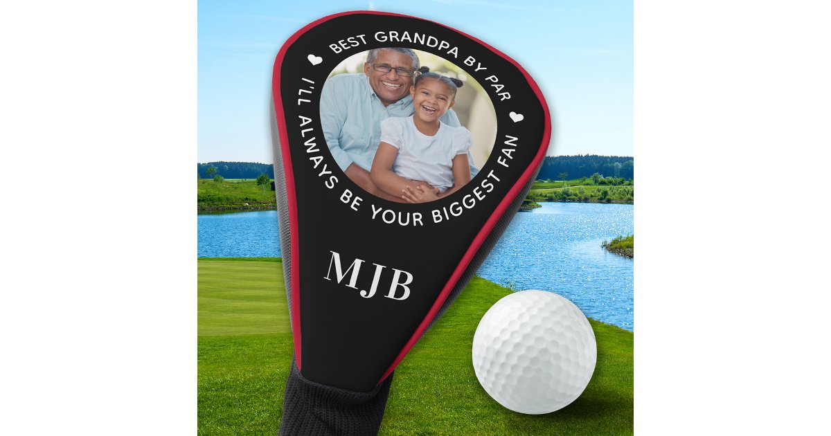 Custom GRANDPA Personalized Photo & Monogram Golf Head Cover | Zazzle