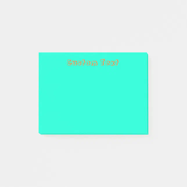 Custom Green/Blue Post-it Notes | Zazzle
