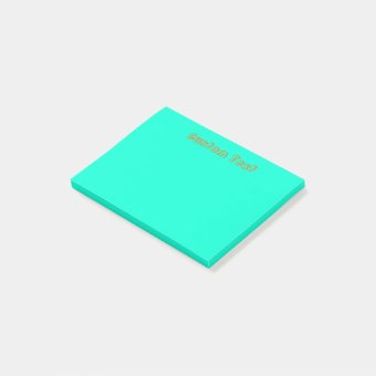 Custom Green/Blue Post-it Notes | Zazzle