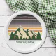 Custom Green Forest Mountain Nature Party Paper Plates | Zazzle