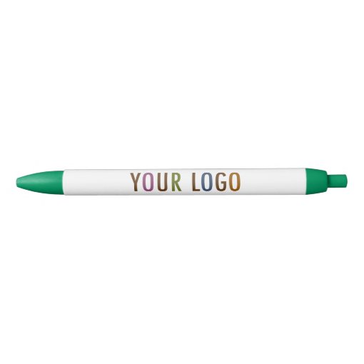 Custom Green Pen with Company Logo Low Minimum | Zazzle