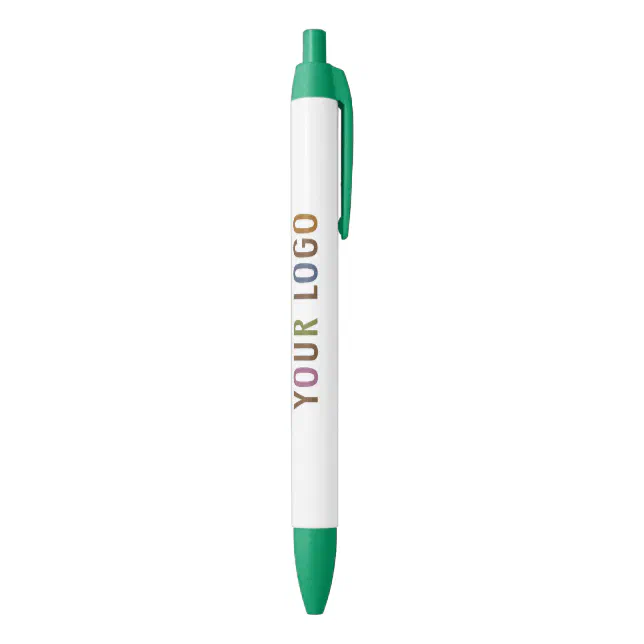 Custom Green Pen with Company Logo Low Minimum | Zazzle