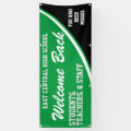 Custom Green Welcome Back to School Banner | Zazzle
