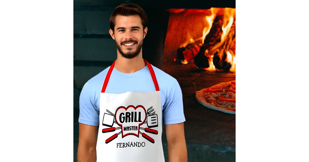 Custom Grill Master Apron | Zazzle