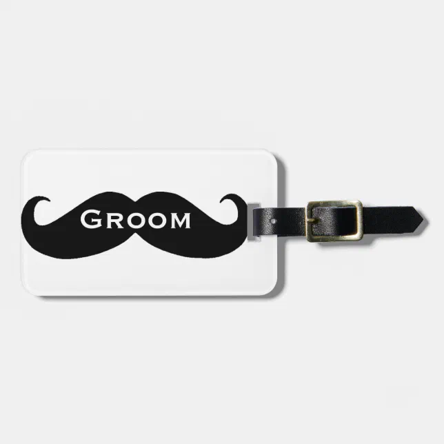 Custom Groom's Luggage Tag | Zazzle