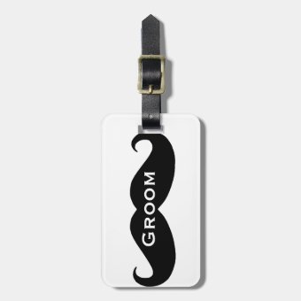 Custom Groom's Luggage Tag | Zazzle