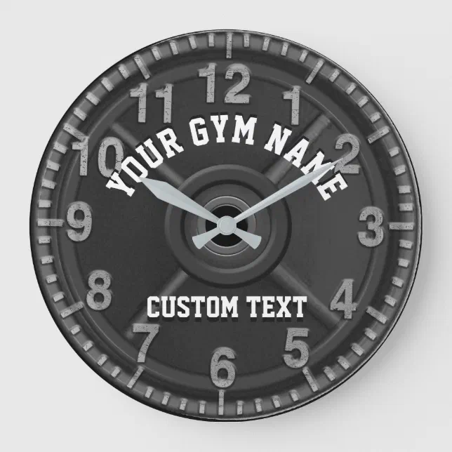 Custom Gym Clock | Zazzle