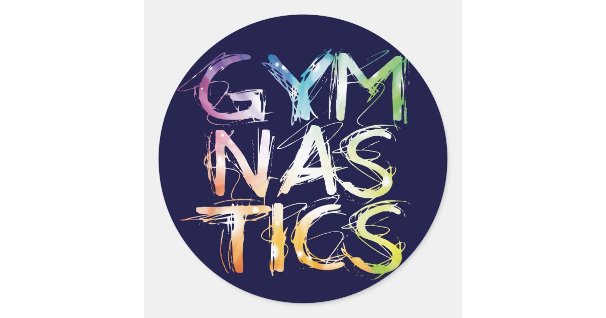 Custom Gymnastics Stickers | Zazzle