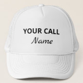 Custom Ham Radio Call Sign Trucker Hat | Zazzle