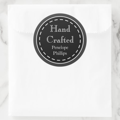 Custom Hand Crafted Business Stickers | Zazzle
