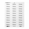 Custom Hand Lettered Family Return Address Label | Zazzle