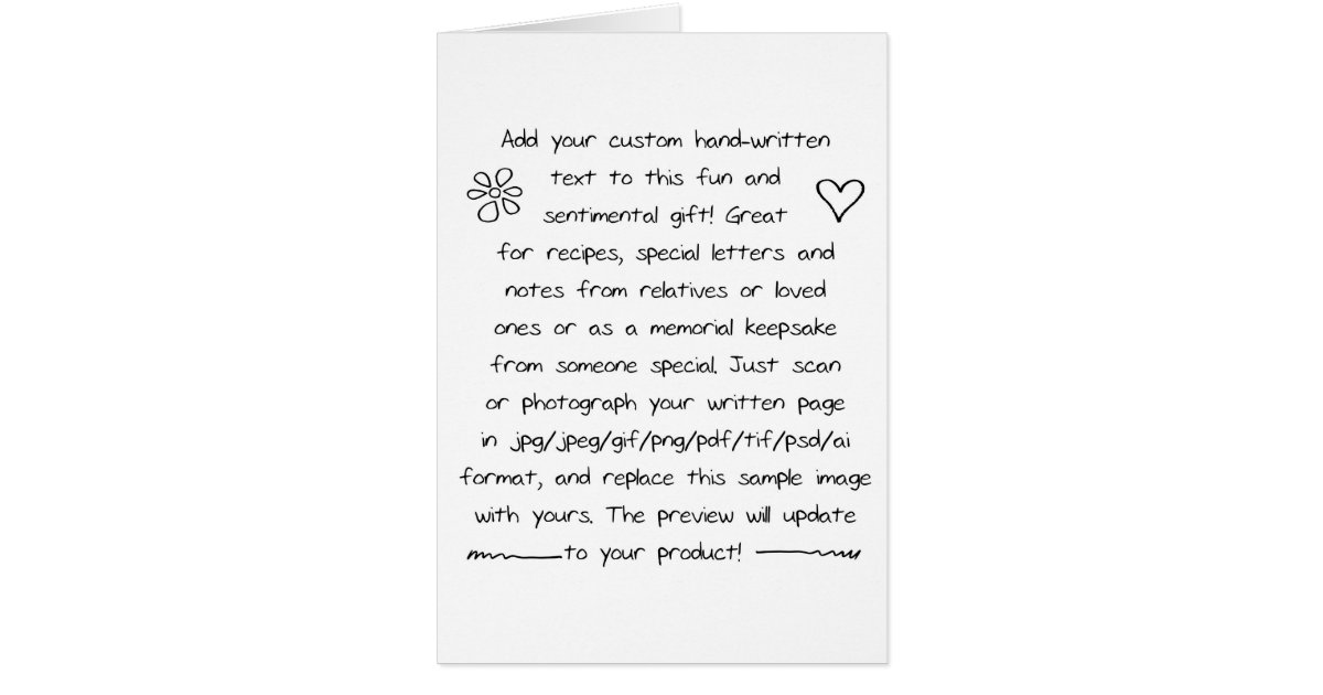 Custom Handwriting | Zazzle