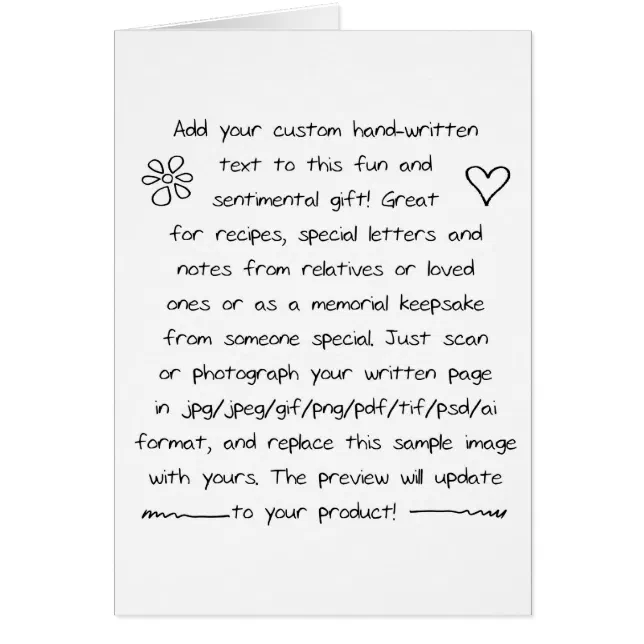 Custom Handwriting | Zazzle