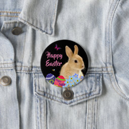 Custom Happy Easter Button | Zazzle