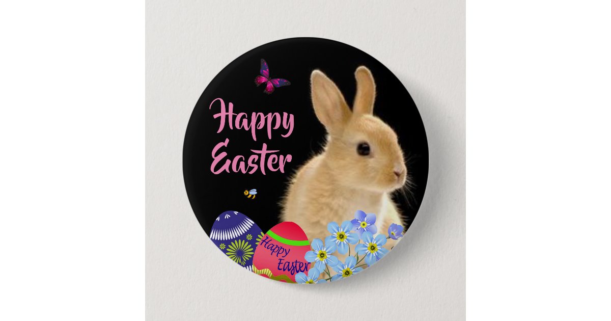 Custom Happy Easter Button | Zazzle