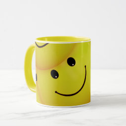 Custom Happy Face Mug | Zazzle