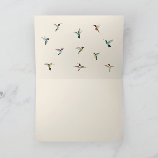 Custom Happy Retirement Hummingbirds Card | Zazzle