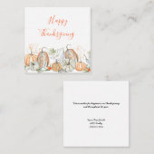 Custom Happy Thanksgiving Note Card | Zazzle