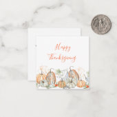 Custom Happy Thanksgiving Note Card | Zazzle