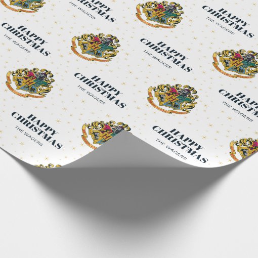Custom Harry Potter | Hogwarts Crest - Christmas Wrapping Paper | Zazzle