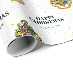 Custom Harry Potter | Hogwarts Crest - Christmas Wrapping Paper | Zazzle