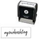 Custom Hashtag | Modern Minimalist Stylish Simple Self-inking Stamp ...