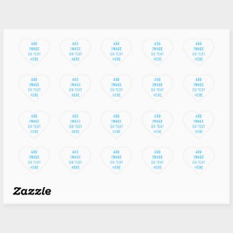 Custom Heart Sticker | Zazzle