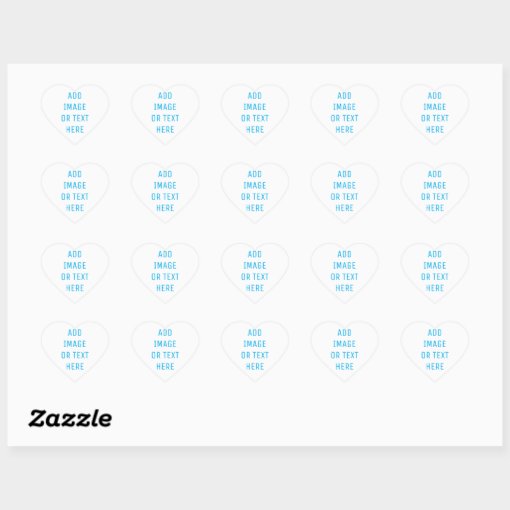 Custom Heart Sticker | Zazzle