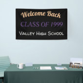 Custom. High School Reunion. Banner | Zazzle