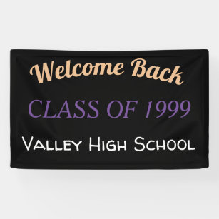 High School Class Reunion Banners | Zazzle
