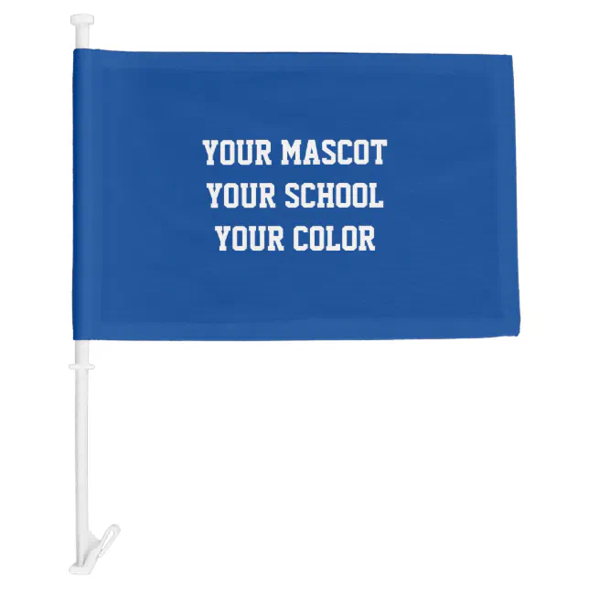 Custom High School Spirit Flag | Zazzle