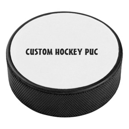 CUSTOM HOCKEY PUCK CREATE YOUR OWN DESIGN | Zazzle