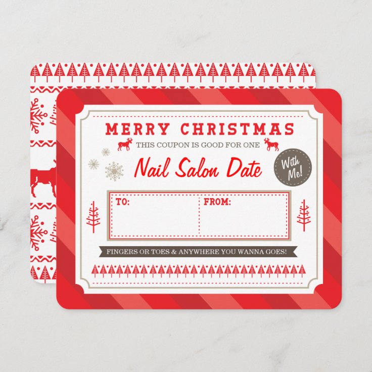 Custom Holiday Gift Coupon by Origami Prints Invitation | Zazzle