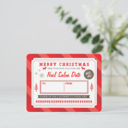 Custom Holiday Gift Coupon by Origami Prints Invitation | Zazzle