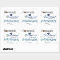 Custom Homemade Blueberry Muffin Stickers | Zazzle