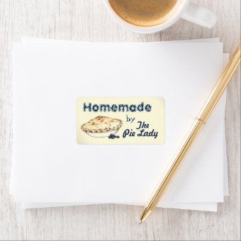 Custom Homemade Pie Labels | Zazzle