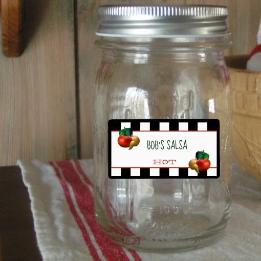 Custom Homemade Salsa Label | Zazzle