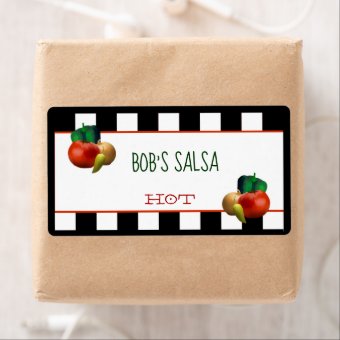 Custom Homemade Salsa Label | Zazzle