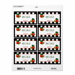 Custom Homemade Salsa Label | Zazzle