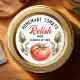 Custom Homemade Tomato Relish canning Classic Round Sticker | Zazzle