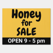 Custom Honey For Sale Sign | Zazzle