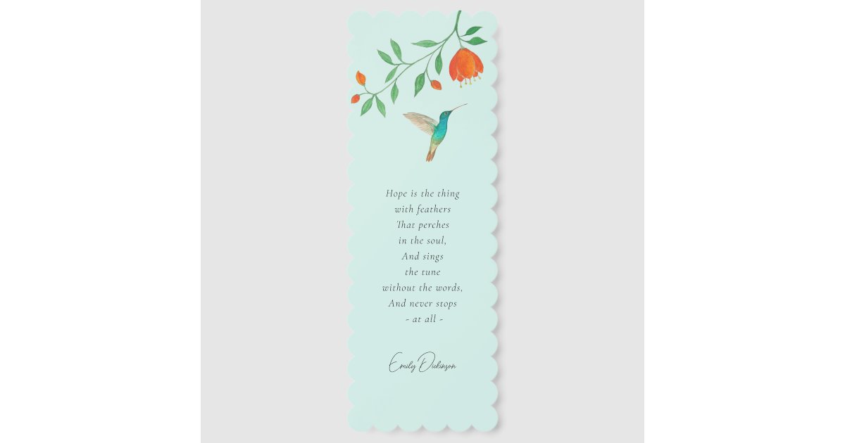Custom Hope Bookmarks | Zazzle