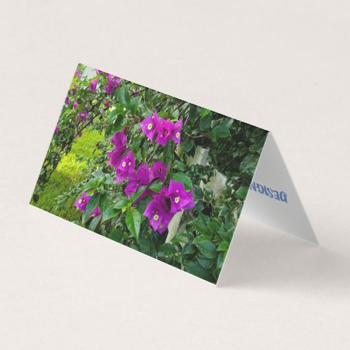 Custom Horizontal Tent Fold Folded Business Card | Zazzle