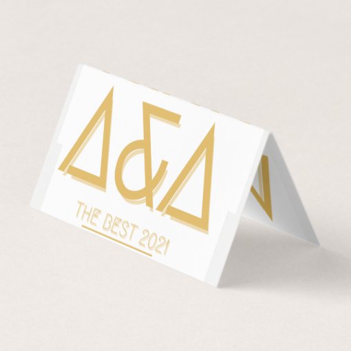 Custom Horizontal Tent Fold Folded Business Card | Zazzle