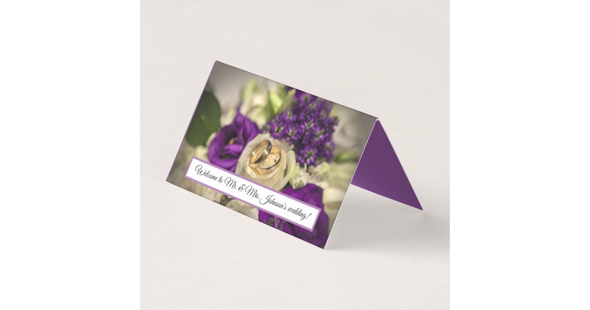 Custom Horizontal Tent Fold Folded Card | Zazzle