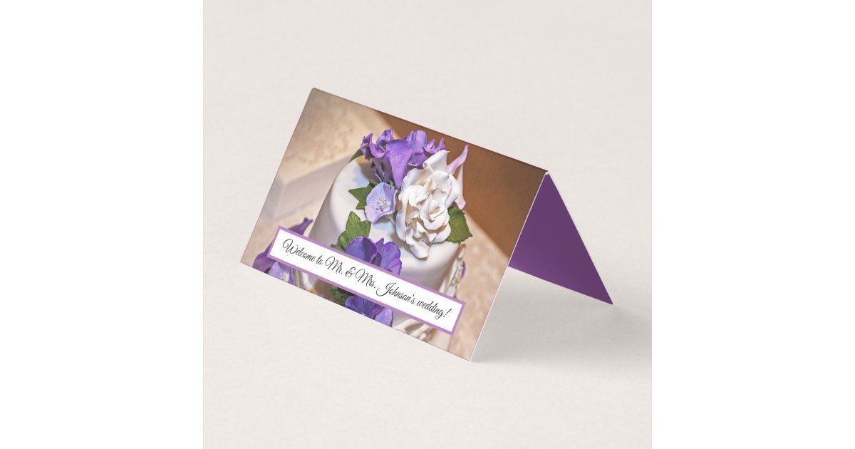 Custom Horizontal Tent Fold Folded Card | Zazzle