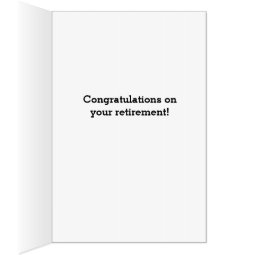Custom Huge Retirement Card Office Directory | Zazzle
